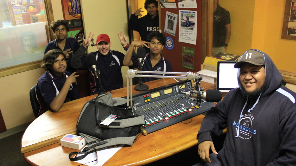 YES students learn about radio broadcasting | Youth Engagement Strategy