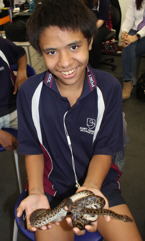 Jon with python | Youth Engagement Strategy