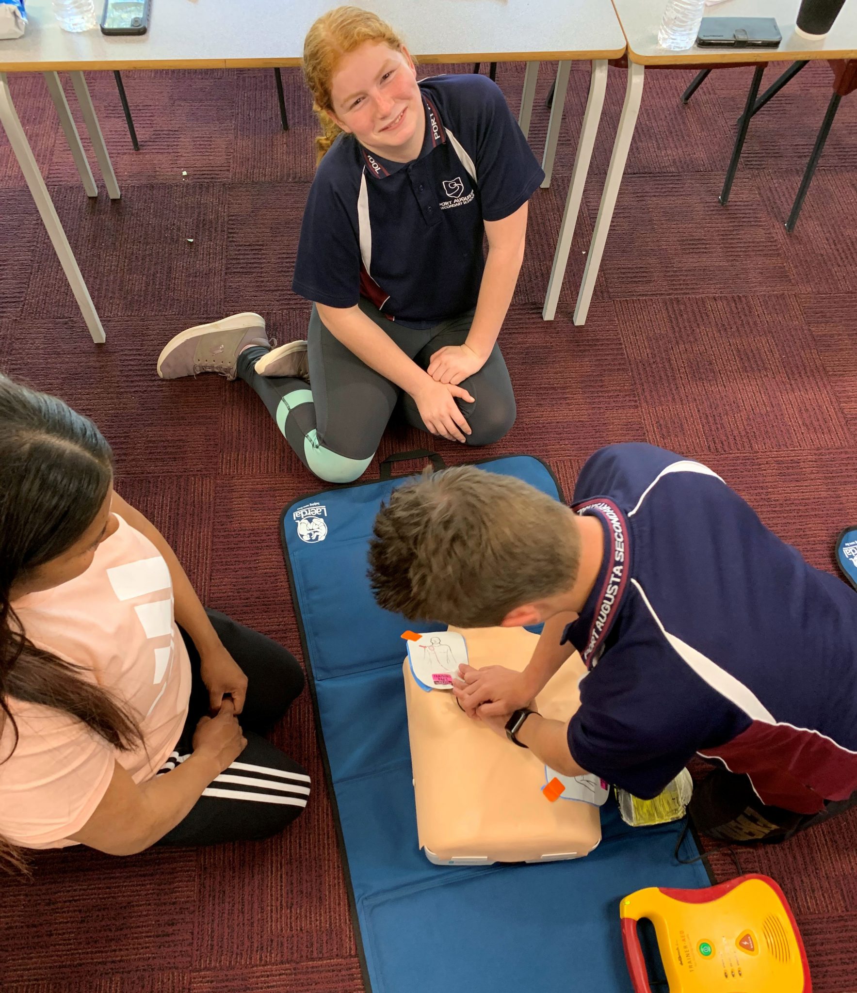 Health students complete first aid training | Youth Engagement Strategy